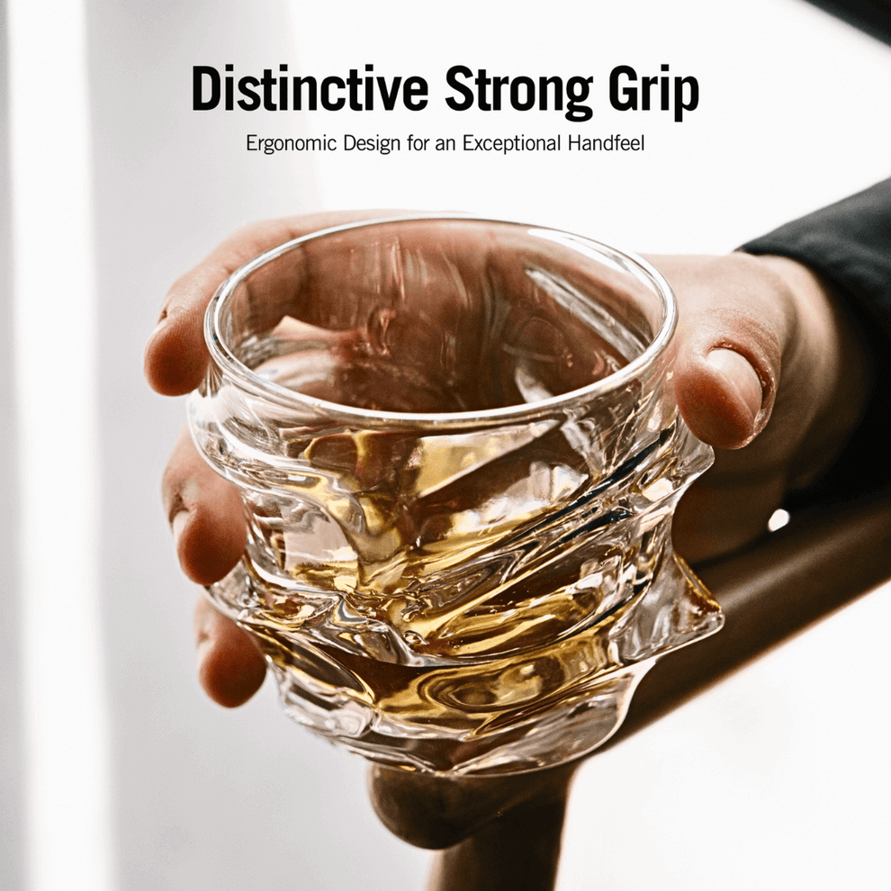 Storm Japanese Crystal Whisky Glass | TsukiGlass