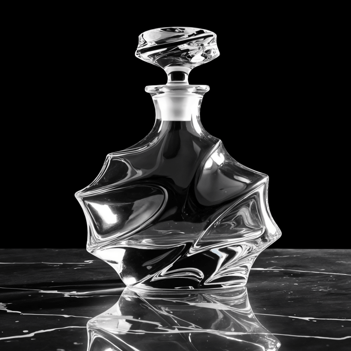 Storm Japanese Crystal Whisky Decanter