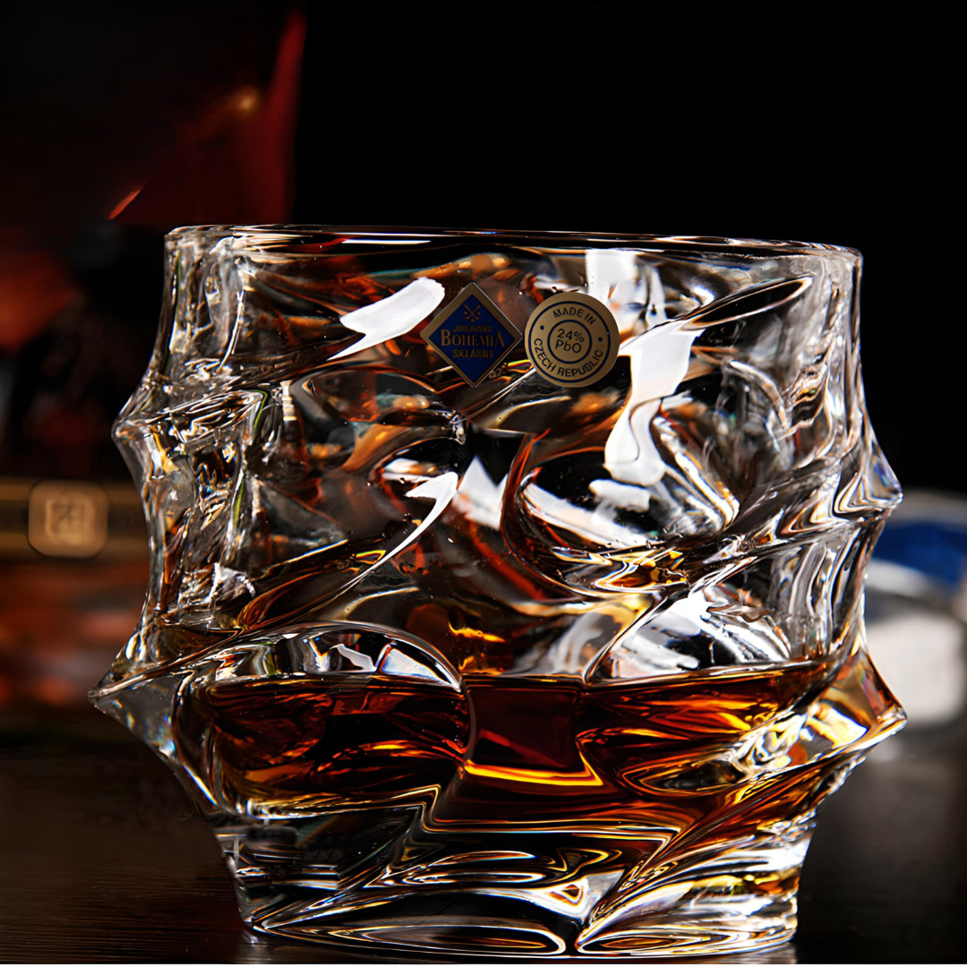 Storm Japanese Crystal Whisky Glass | TsukiGlass