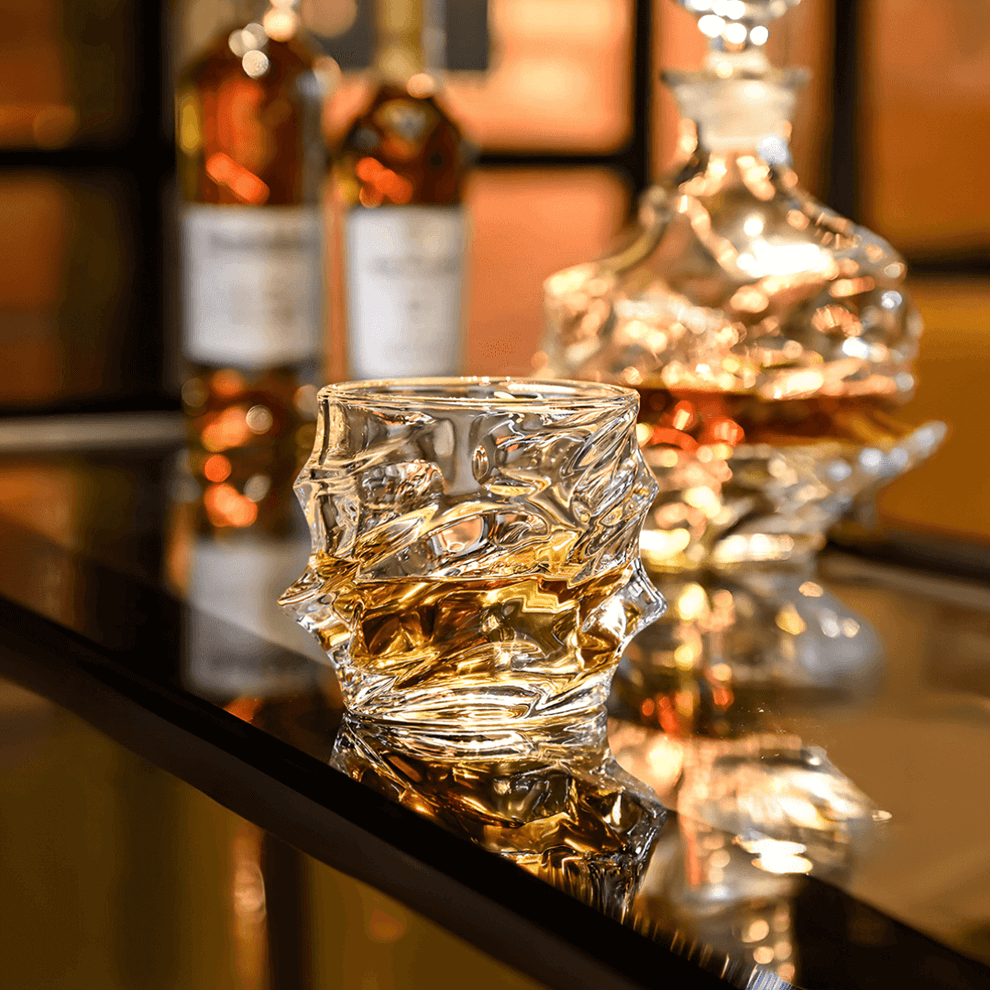 Storm Japanese Crystal Whisky Glass | TsukiGlass